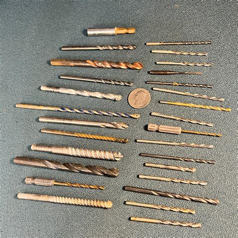 Group Of 28 Assorted Drill Bits