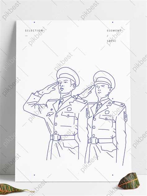 ภาพทหารตำรวจรักษาความปลอดภัยวาดด้วยมือเวกเตอร์ เทมเพลต แบบ Cdr ดาวน์โหลดฟรี Pikbest