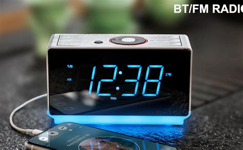 ITOMA Radiowecker Mit Bluetooth Lautsprecher FM Radio Dual Wecker Mit