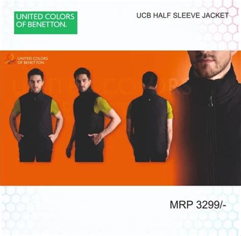 Black Ucb Half Sleeve Jacket Unisex At ₹ 2400piece In Bhiwandi Id 2851099879488