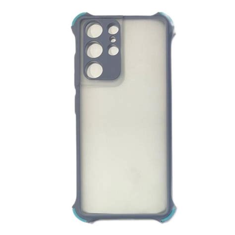 Generico Carcasa Reforzada Para Samsung Galaxy S21 Ultra Borde Lavanda