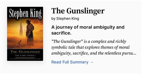 The Gunslinger By Stephen King Summary Analysis Faq