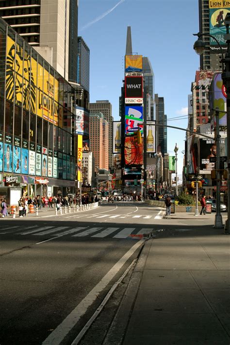Empty Times Square 42nd St By Jarito Flickr Photo Sharing