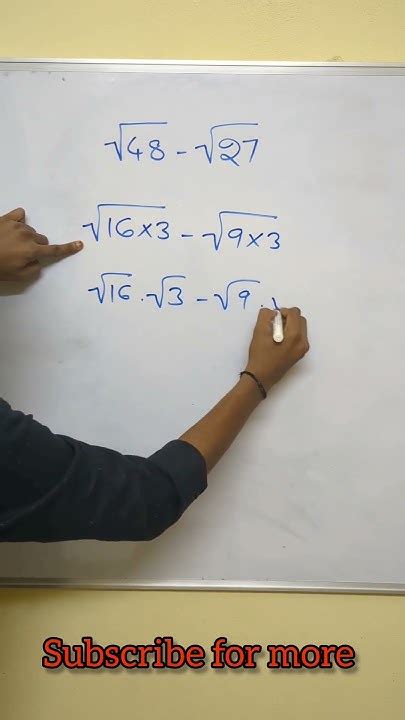Simplify Shortsytshortsyoutubeshortssimplifymathstricksradicals