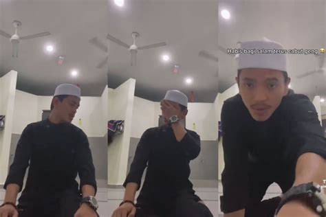 Ustaz TikTok Didampingi Makmum Ghaib Tengah Solat Di R R Tiba Tiba