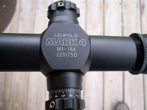 Leupold 16x Mark 4 Long Range Tactical M1 Lrt Rifle Scope 30mm 40mm
