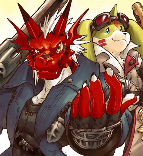 Only Jerry On Twitter Growlmon Gunbreaker And Gargomon Machinist