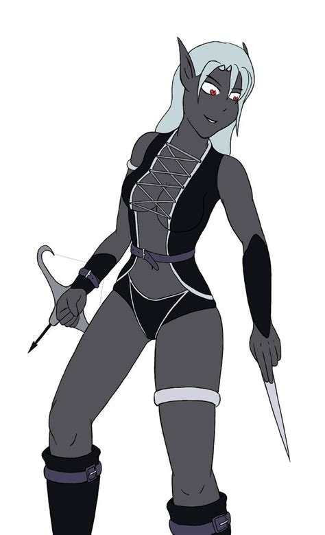 Drow Rogue By Lamcashire On Deviantart