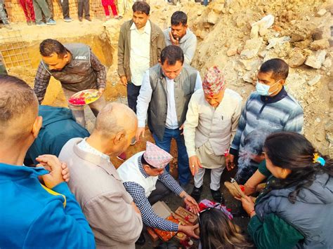 हेटौंडामा विपि वाचनालय तथा विपि संग्राहलय भवनको शिलान्यास