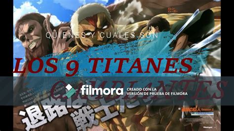 Cuales Son Los 9 Titanes Cambiantes Aattack On Titanshingeky No