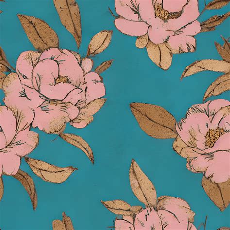 Rustic Floral Pattern Graphic · Creative Fabrica