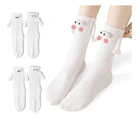 Par Calcetines Imanes Con Manos Calcetin Divertidos Unisex Meses Sin Inter S