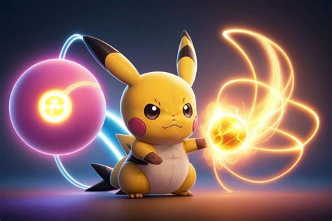Pikachu With A Glowing Orb Of Power R Aiart