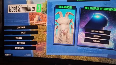 Goat Simulator 3 Multiverse Of Nonsense Not Working Or Showing Up