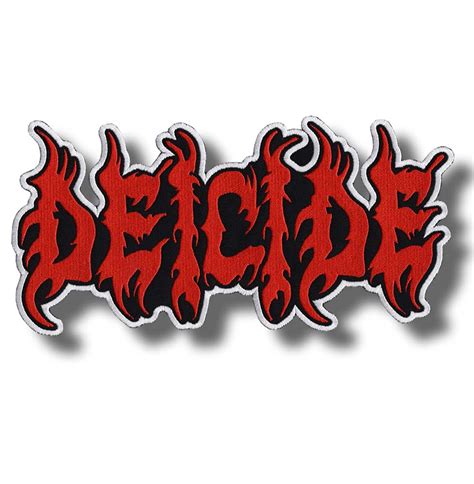Deicide Embroidered Patch 28x14 Cm Patch