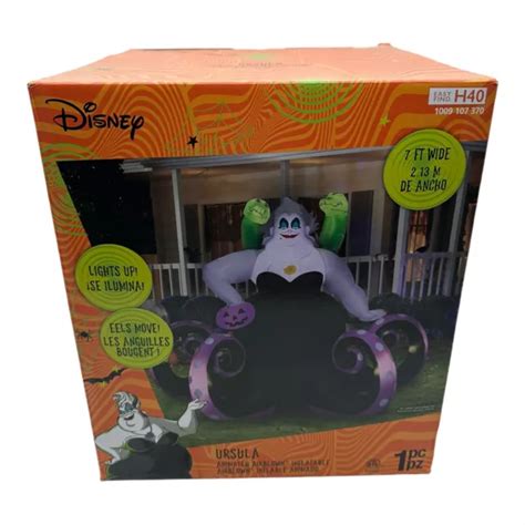 Gemmy Disney 7ft Animated Ursula With Eels Halloween Inflatable Yard Decor 2023 £11638
