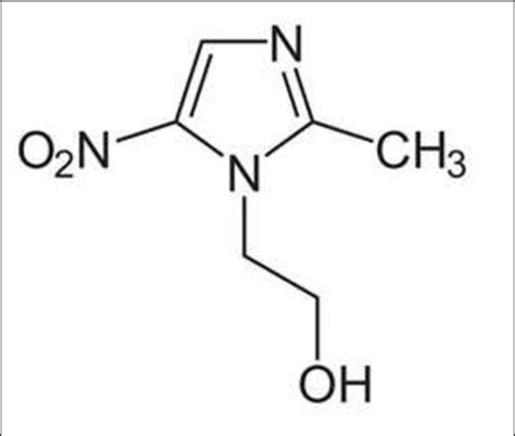 Structure Of Metronidazole Download Scientific Diagram