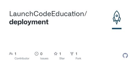 Github Launchcodeeducation Deployment