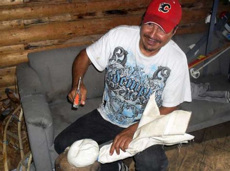 10 Pemmican Pounding Ivan Roberts Doing Sine He Was Young Watching Granny Rosie Cook Lac La