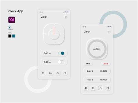 Clock App UI UX By Dirghayu Joshi On Dribbble