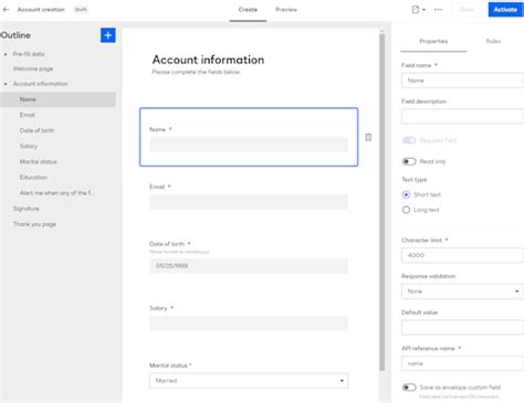 Web Forms Concepts Docusign