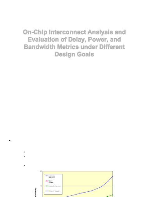 On Chip Interconnect Analysis And Evaluation Of Delay Power Pdf