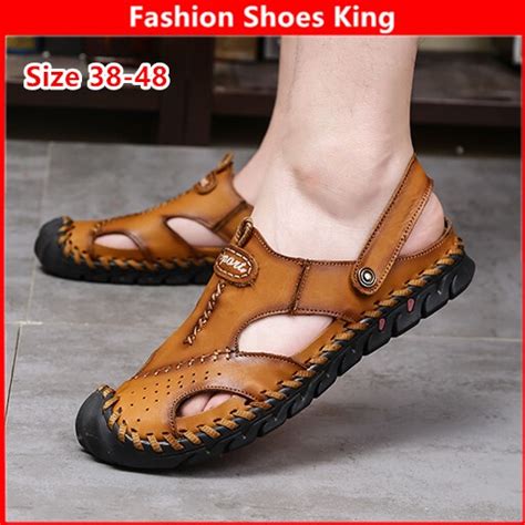 2025 Raya 【ready Stock】leather Beach Sandals Summer Sandals Men Casual