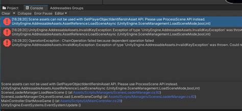 Addressable Unity