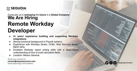 Sequoia Connect On Linkedin Remote Workday Developer