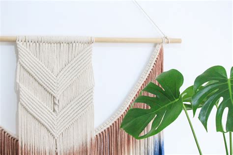 Step By Step Guide How To Make A Jaw Dropping Ombre Macrame Wall Hang Sage And Twine