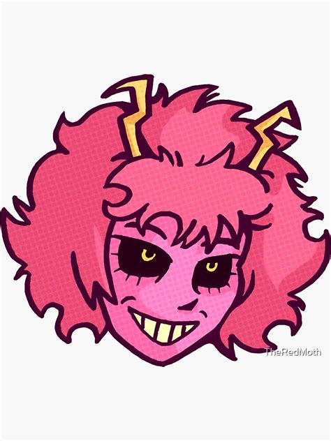 Pinky Mina Ashido Sticker For Sale By Theredmoth Redbubble