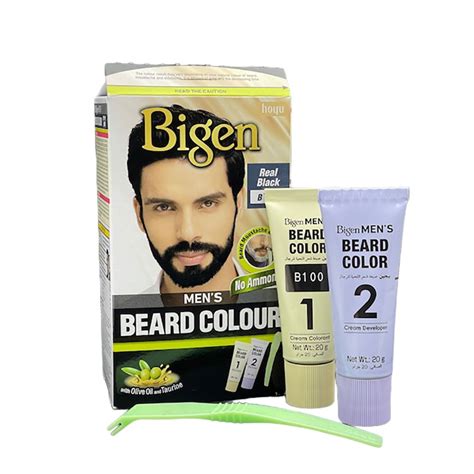 Permanent Hair Color For Men Mens Beard Colour Real Black B100