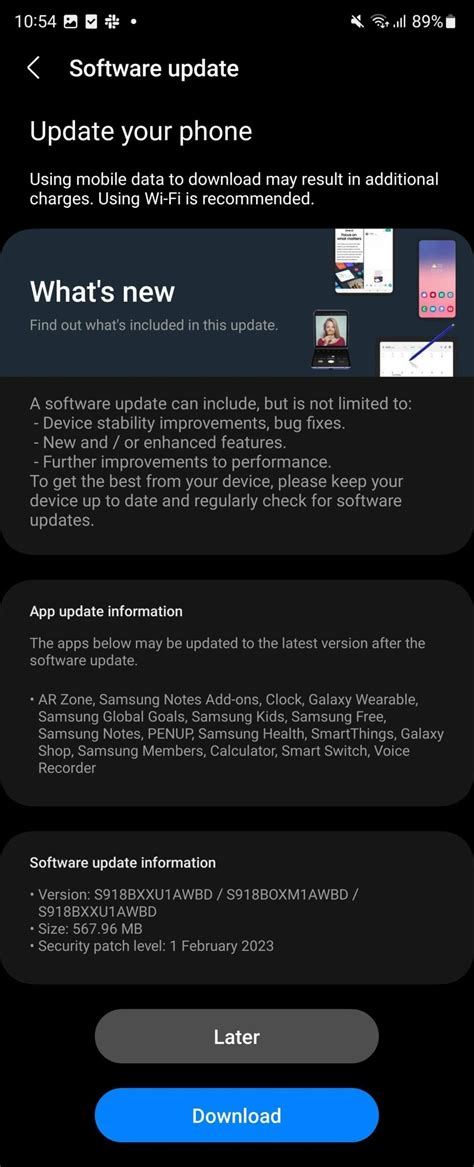Samsung Galaxy S23 Series Gets Its First Software Update Ever SamMobile
