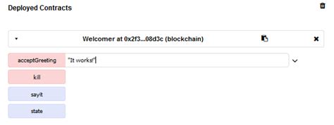 Using Smart Contracts On An Azure Ethereum Blockchain To Net