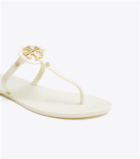 Mini Miller Jelly Thong Sandal Ivory Tory Burch Uae