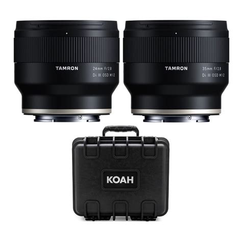 Tamron 24mm And 35mm F 2 8 Di III OSD Wide Angle Prime Lenses For Sony
