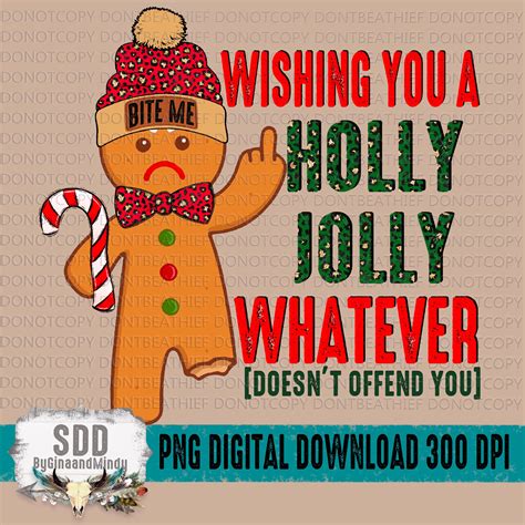 Holly Jolly Gingerbread Man Bundle Sddbyginaandmindy