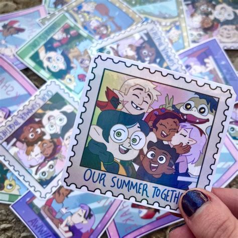 Thanks To Them Scrapbook Photo Stickers The Owl House Season 3 Etsy