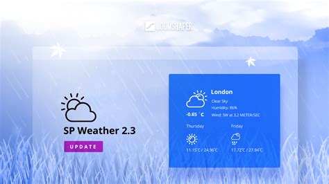 Sp Weather Module Updated With New Api And Performance Boost Joomshaper