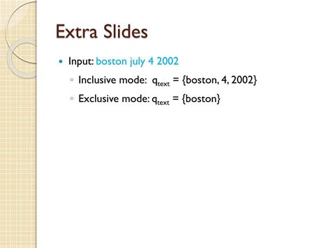 Ppt A Language Modeling Approach For Temporal Information Needs Powerpoint Presentation Id