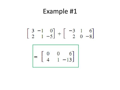 Ppt Adding And Subtracting Matrices Powerpoint Presentation Free Download Id5346576