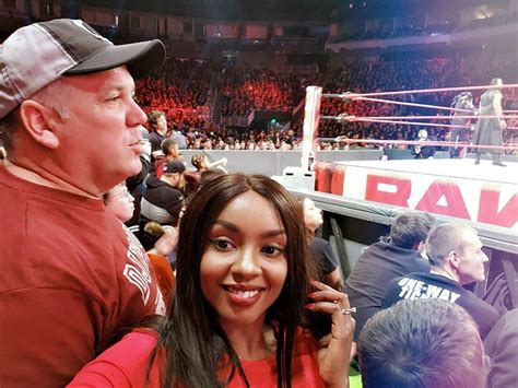 Photos Nana Weber Cheers Her Favorite Wrestler Showbizuganda
