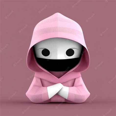 Premium Photo 3d Illustration Of Cute Anonymous Man With Mask Concept