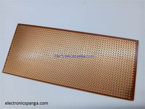 Dotted One Side Prototype Pcb Circuit Board Universal Stripboard 245mm X 100mm Star International