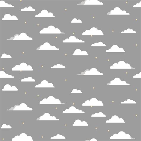 Gray Pattern Cloud Blind