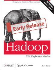 Hadoop The Definitive Guide Master MapReduce HDFS Course Hero