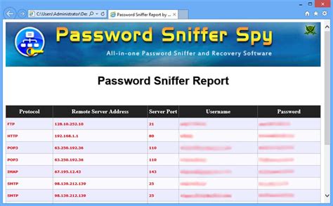 Password Sniffer Spy