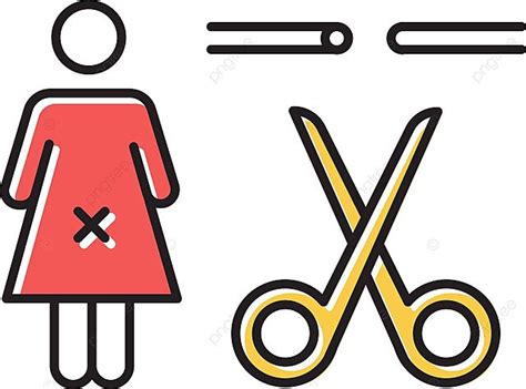 Color Icon Forced Sterilization For Birth Control Remove Color Healthcare Vector Remove Color
