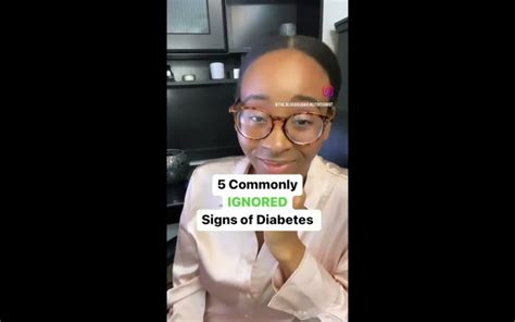 Commonly Ignored Signs Of Diabetes Kim Rose