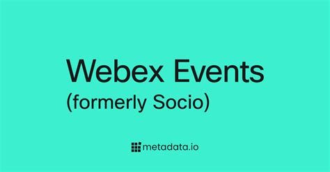 How Webex Events Increased Pipeline By 60 With 73 Less Budget In